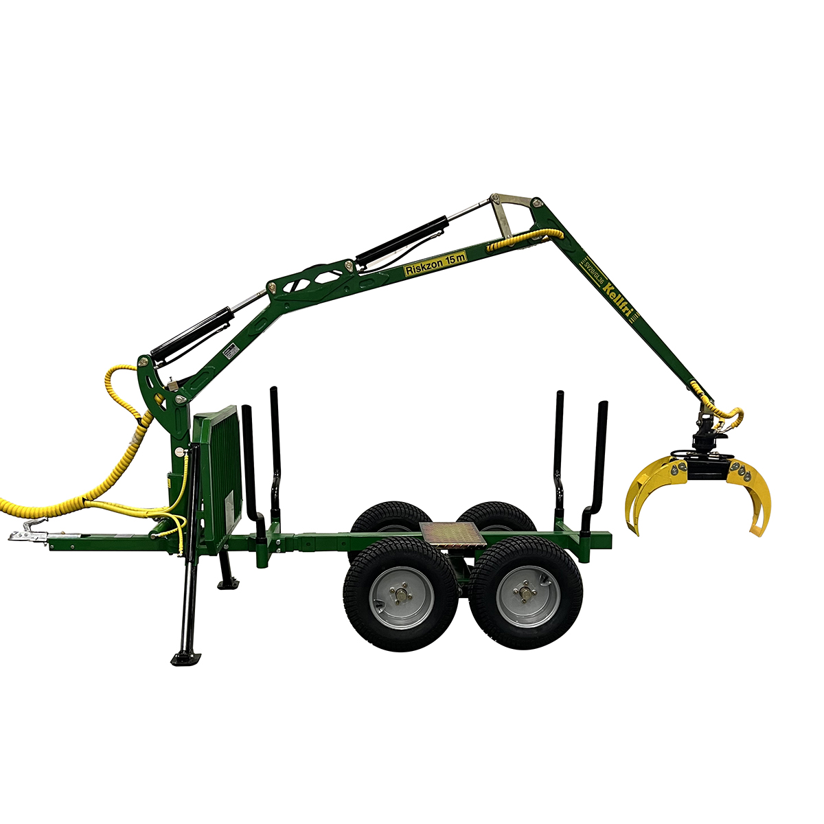 2.0-tonne ATV Forestry Trailer | 3.6 m Crane | Kellfri
