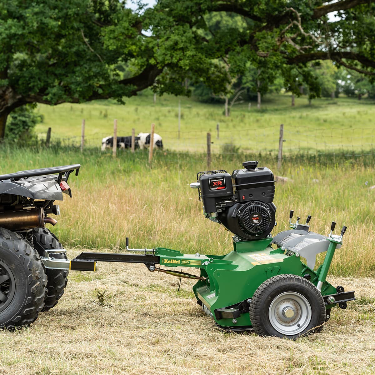 ATV mower, 120, with flap, Briggs and Stratton