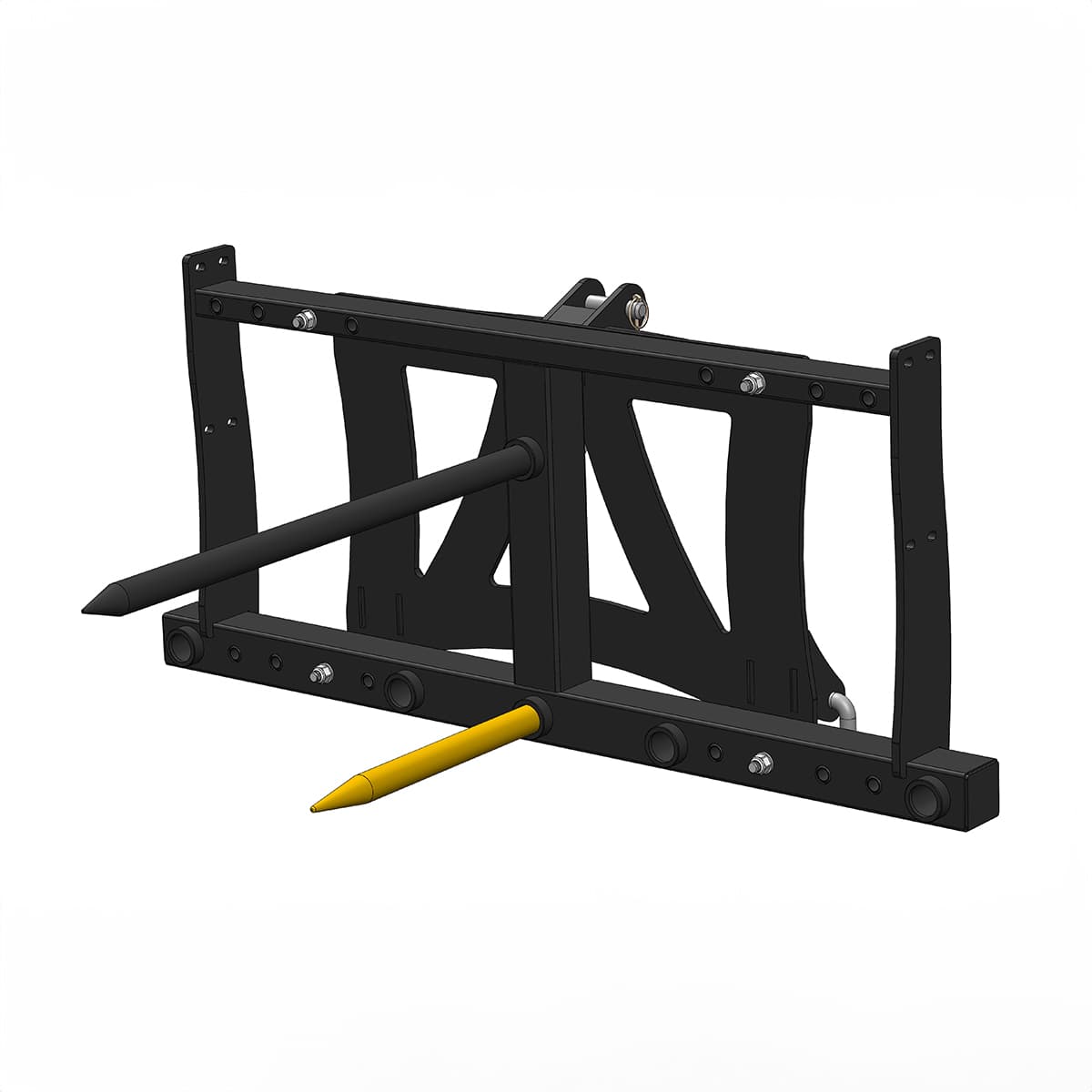 Bale spike frame with bolted Three-point attachment | Kellfri