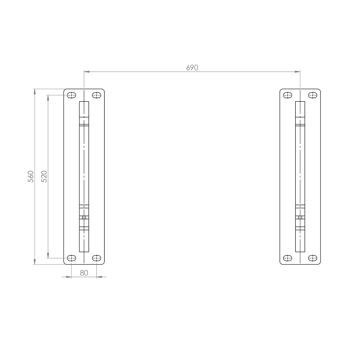Attachment bracket suitable for Trima | Bolt-on | Kellfri