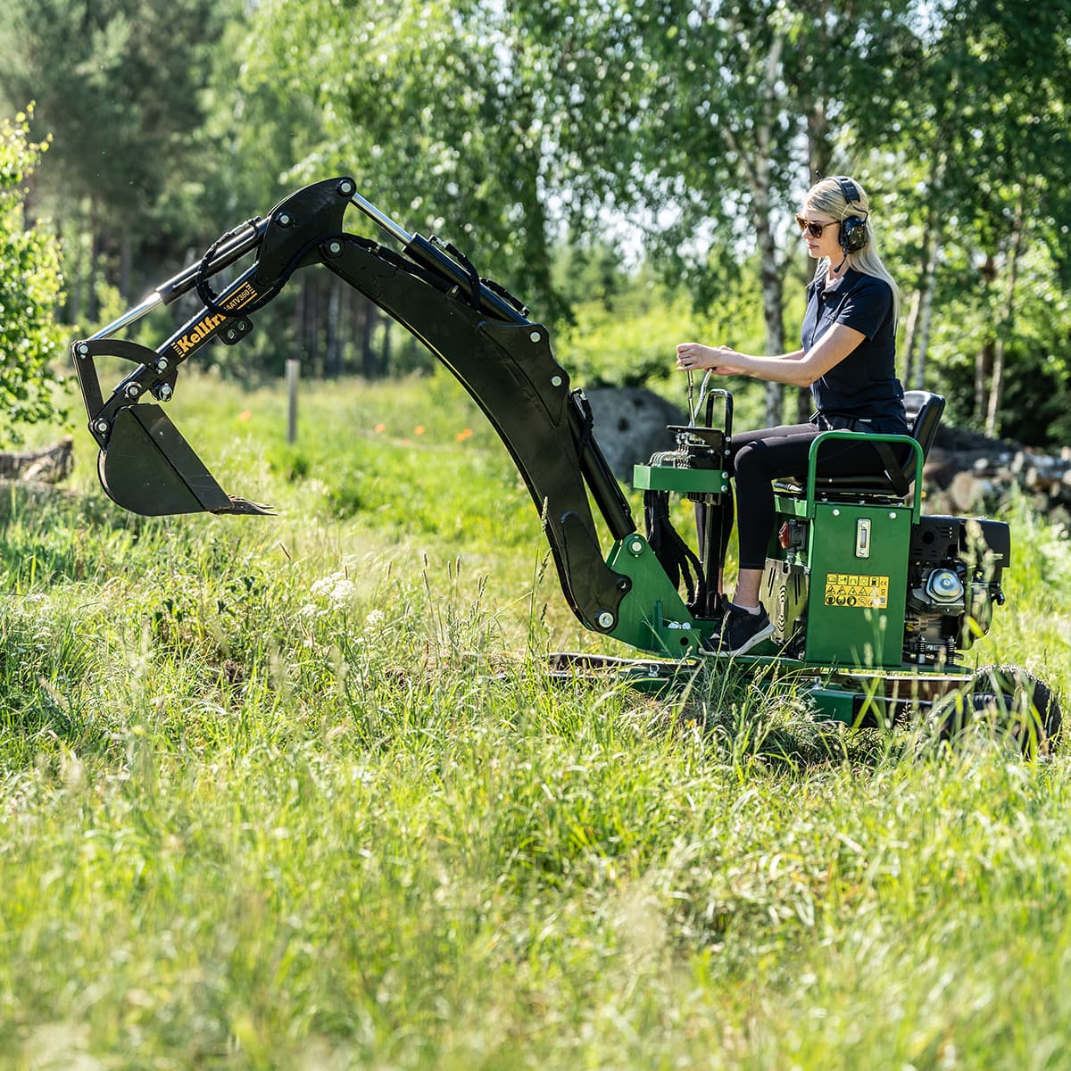 Backhoe Digger 360° | ATV | Kellfri