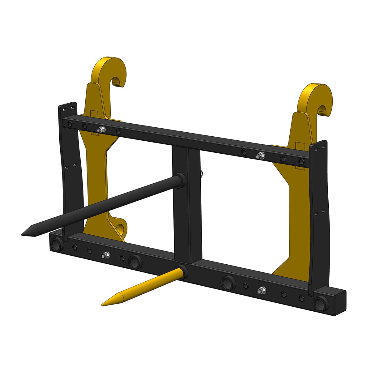 Bale spike frame with bolted Large BM attachment | Kellfri