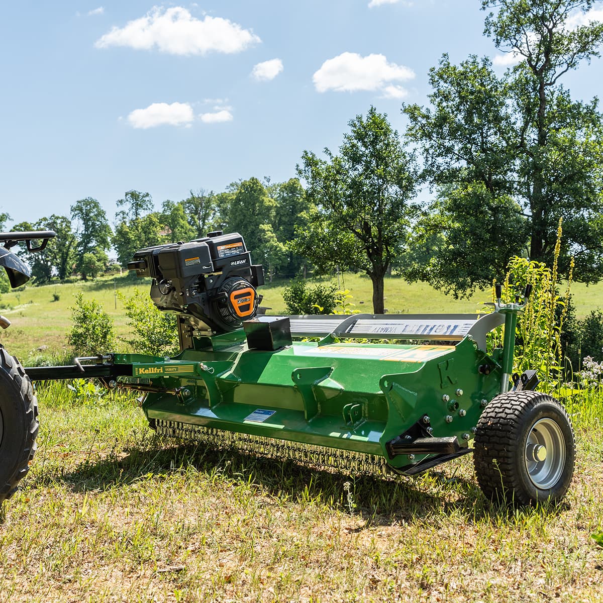 Flail mower ATV with electrical start-up | Grassland machinery | Kellfri