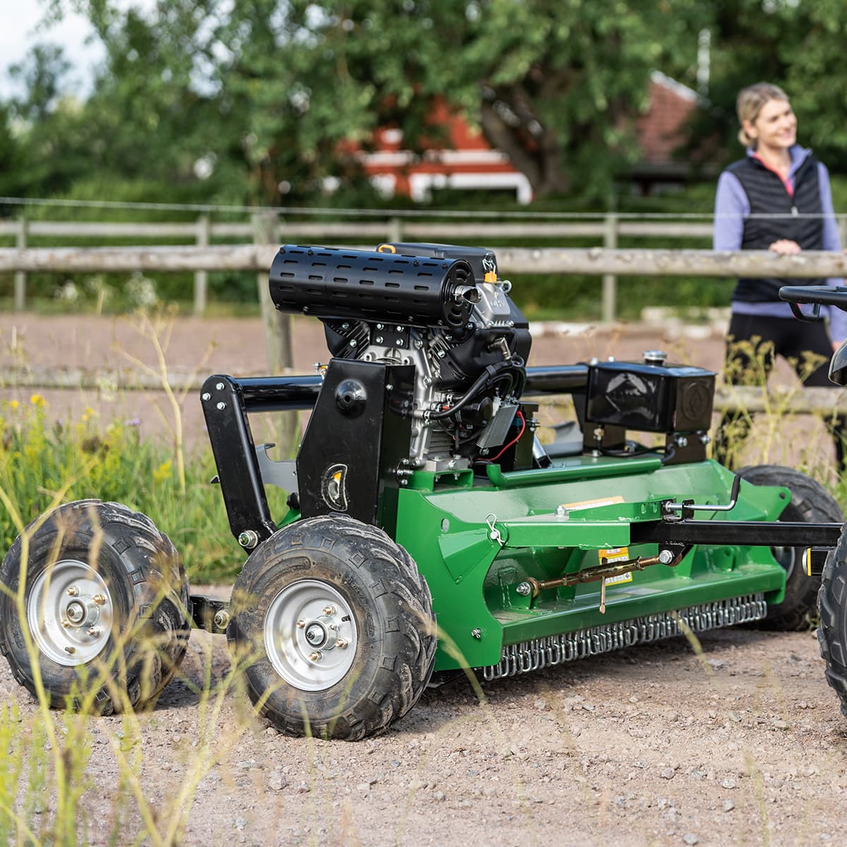 ATV flail mower XL with flap, 1,5 m, 25 hp | Kellfri