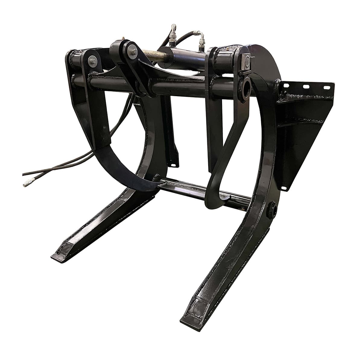 Timber grapple for frontloaders, bolted Euro attachment | Kellfri